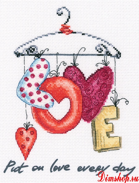 Набор для вышивания RTO M647 Добрый Санта